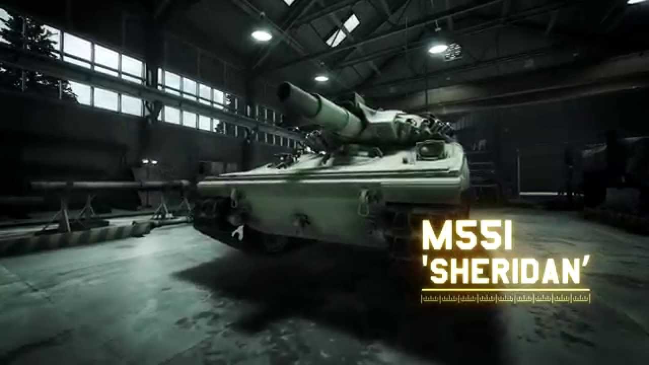 Armored Warfare - M551 Sheridan Light Tank Trailer - YouTube