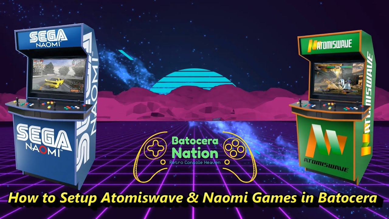 How to Setup Atomiswave & Naomi in Batocera - YouTube