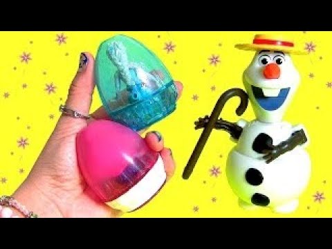 Easter Eggs Transforming Toys Anna Elsa Olaf MyLittlePony Kinder ...