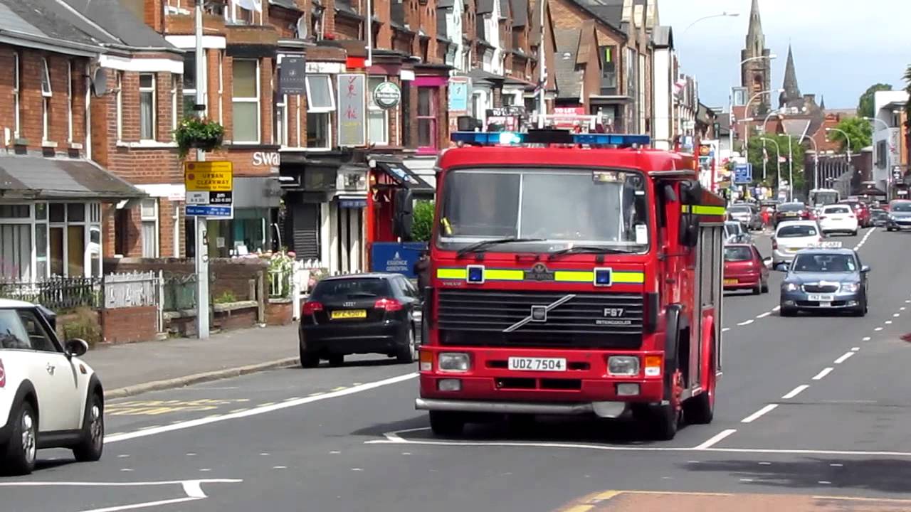 NIFRS / E1302 / UDZ 7504 / Volvo FS7 / WrL / Responding - YouTube