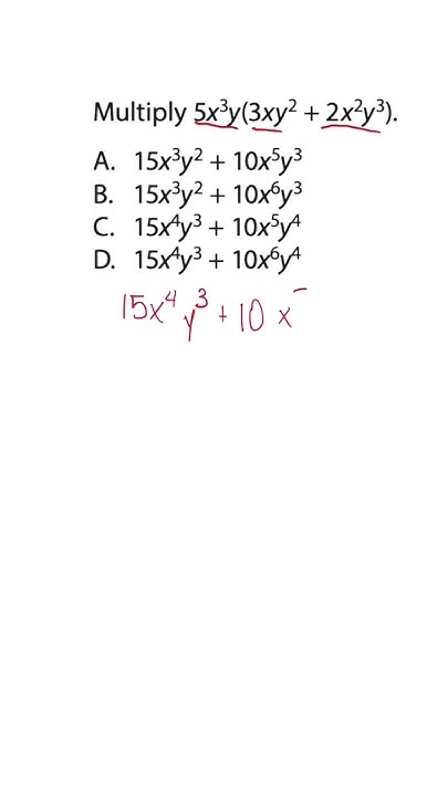 Simplify Polynomials using the Distributive Property - YouTube