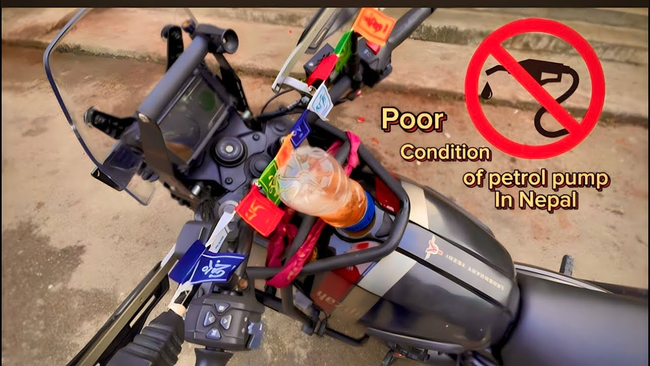 Worst petrolpump condition of nepal🤬/ ride to kalika simsar #motovlog ...