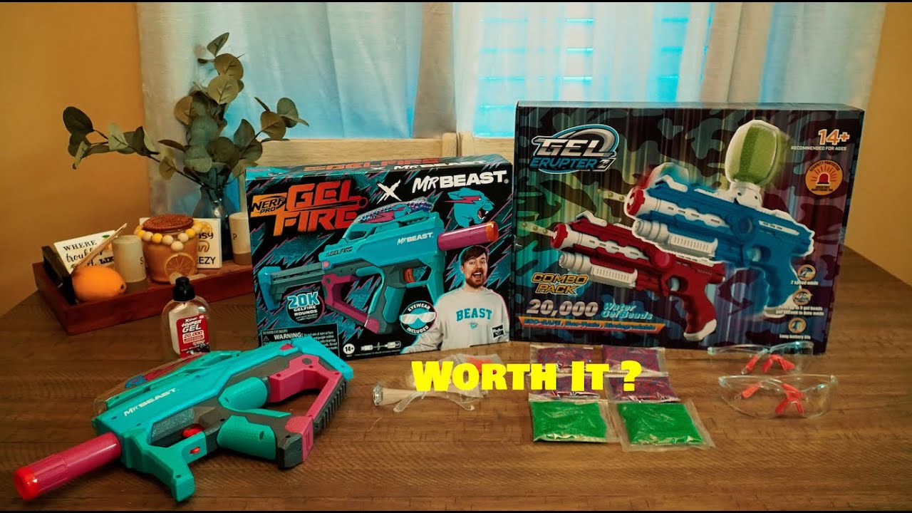 NERF PRO GEL FIRE | MR. BEAST | GEL ERUPTER Z - YouTube