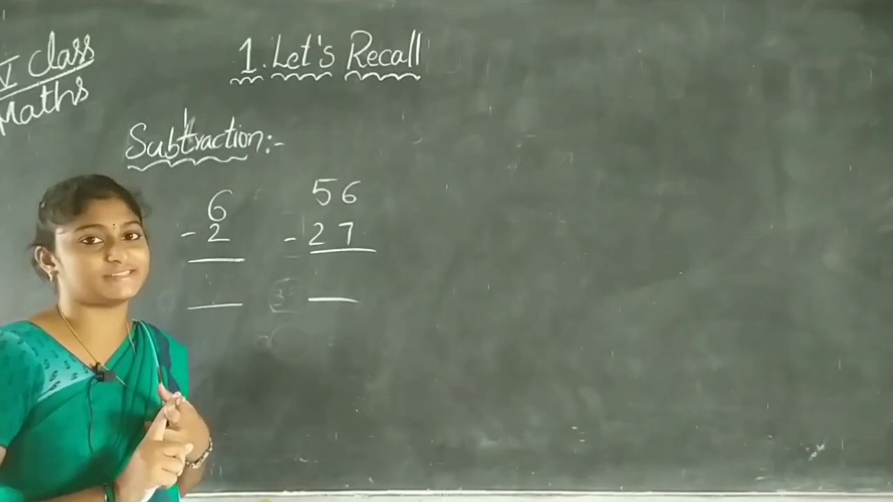 4th maths let's recall part 1 - YouTube