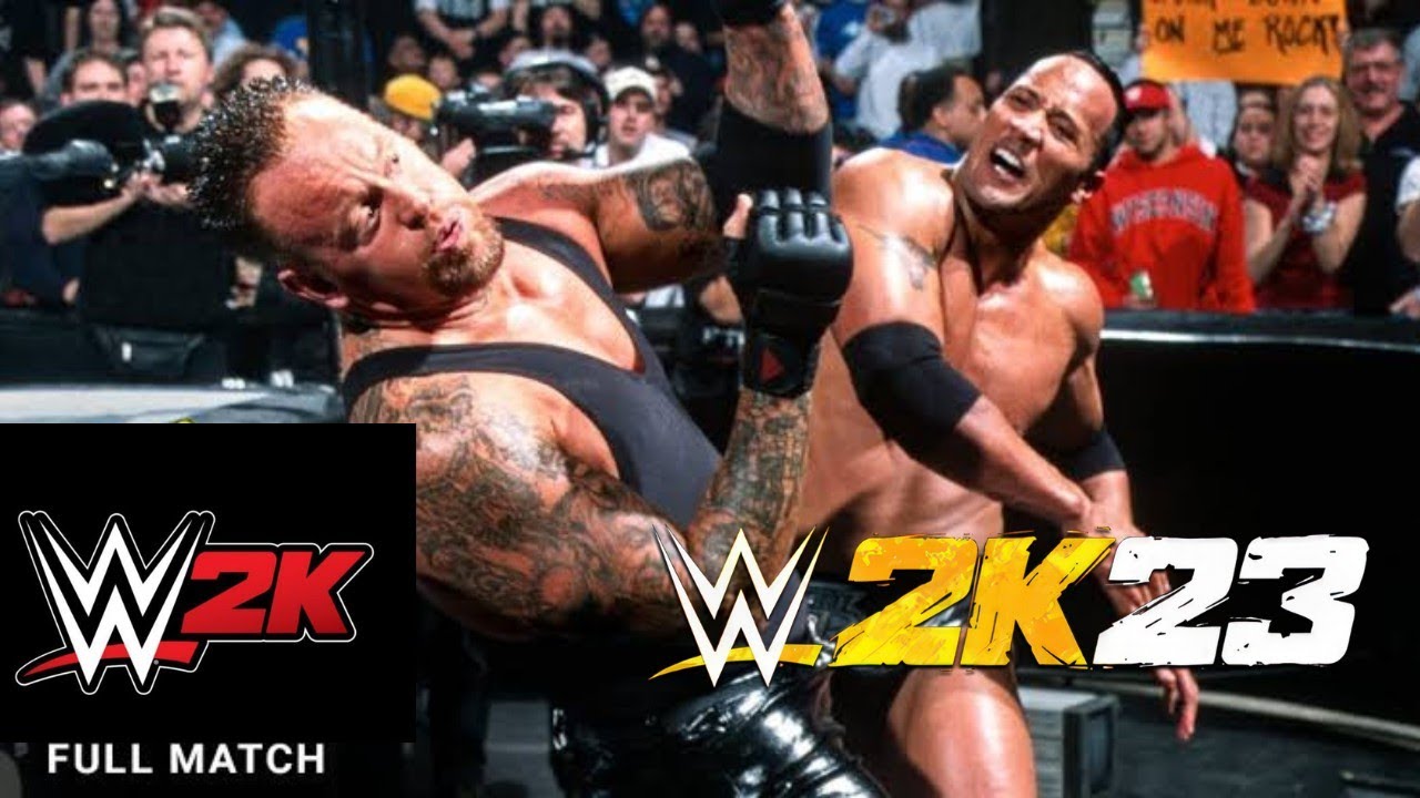 Full Match - The Undertaker vs The Rock full match ! - YouTube