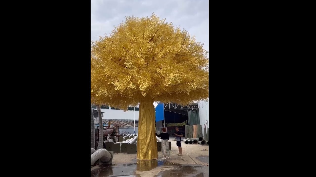 The Creation of Exquisite Golden Banyan Trees | Oakco - YouTube