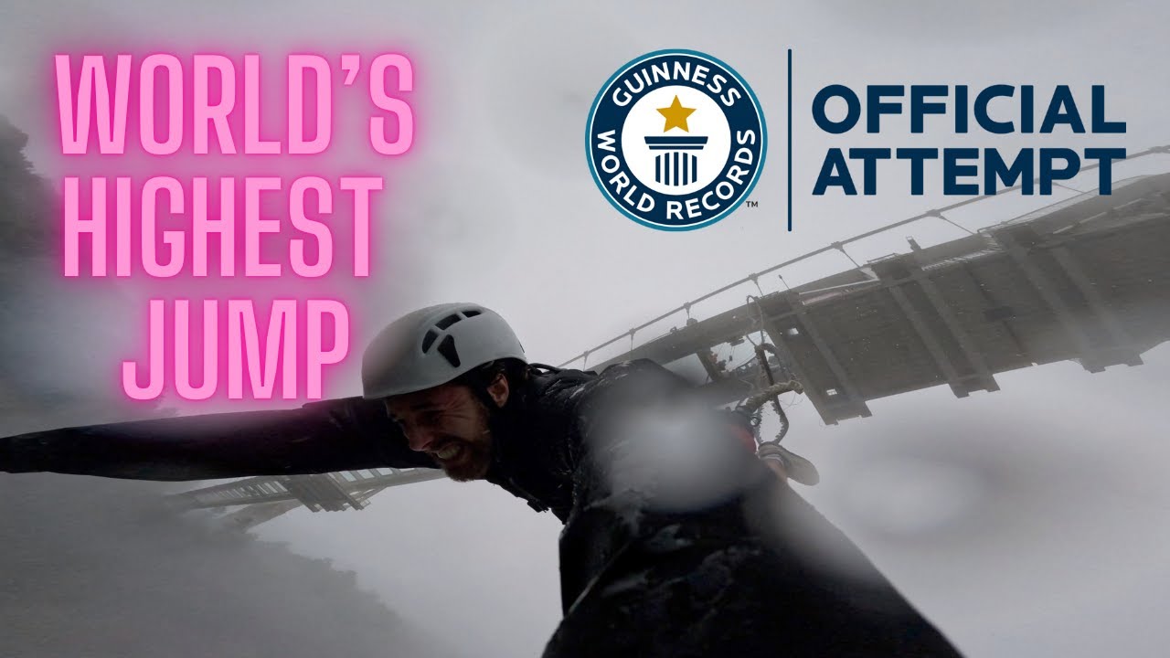 I've made the highest jump in the world!! 260 Meter WORLDRECORD - YouTube