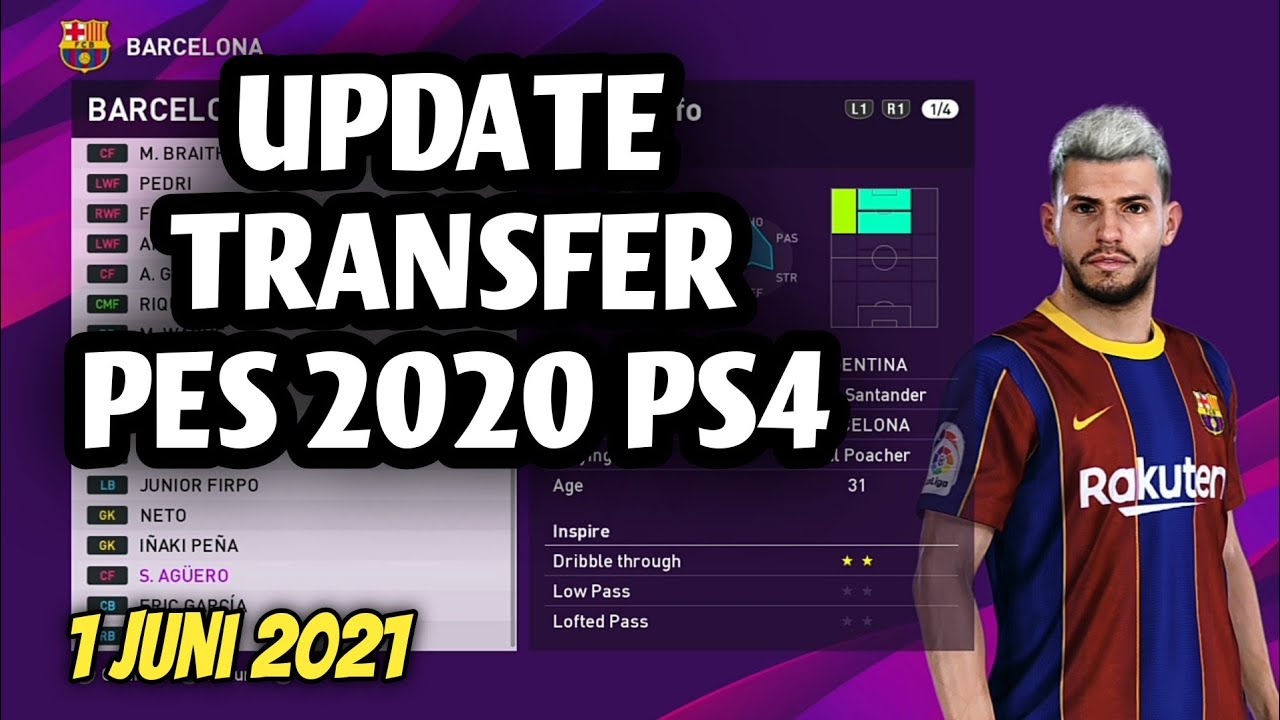 Option File Update Transfer PES 2020 PS4 - YouTube