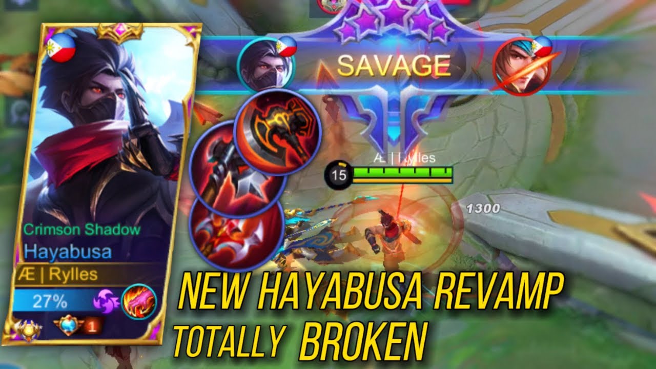 new hayabusa revamp is absolutely insane! MLBB - YouTube