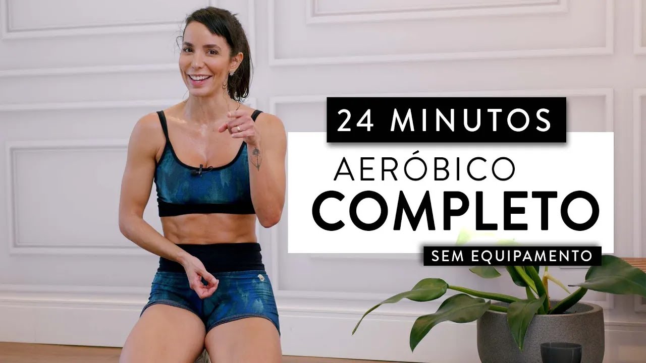 Treino CARDIO completo 24 minutos para QUEIMAR GORDURA - Carol Borba - YouTube