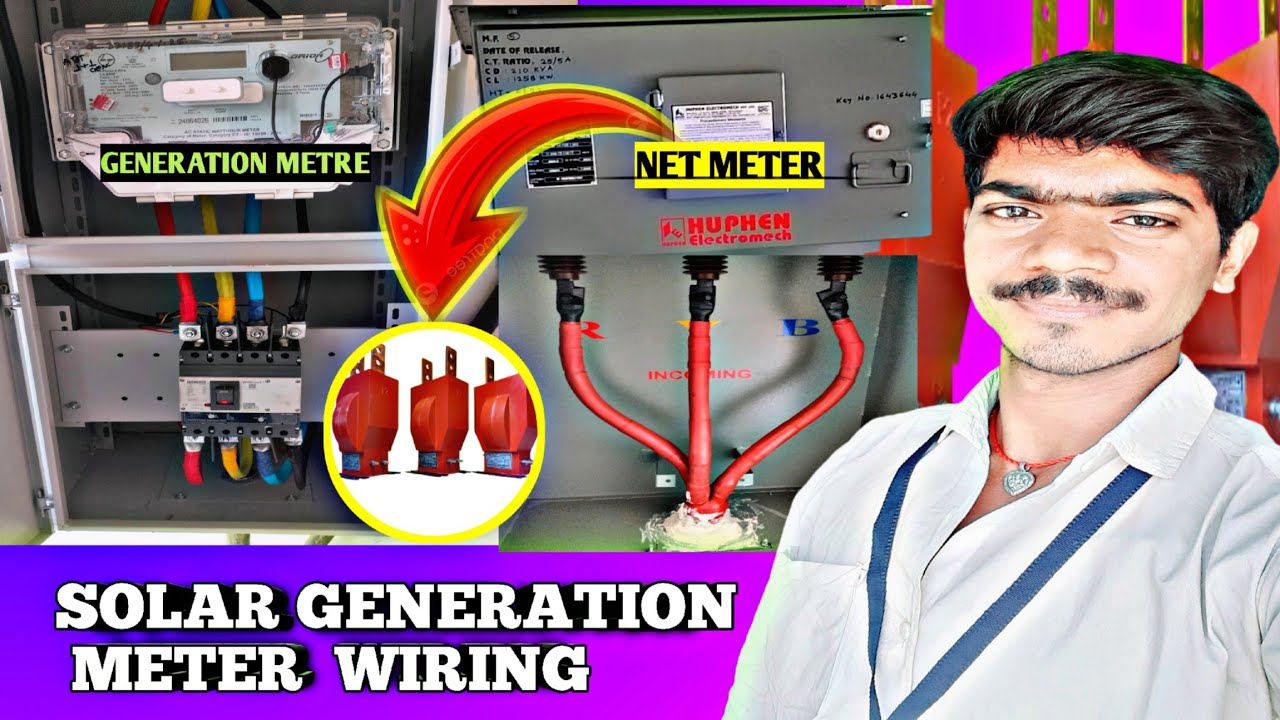 How to Wire Your Solar Generation Meter (Tutorial)#electricalmanoj # ...