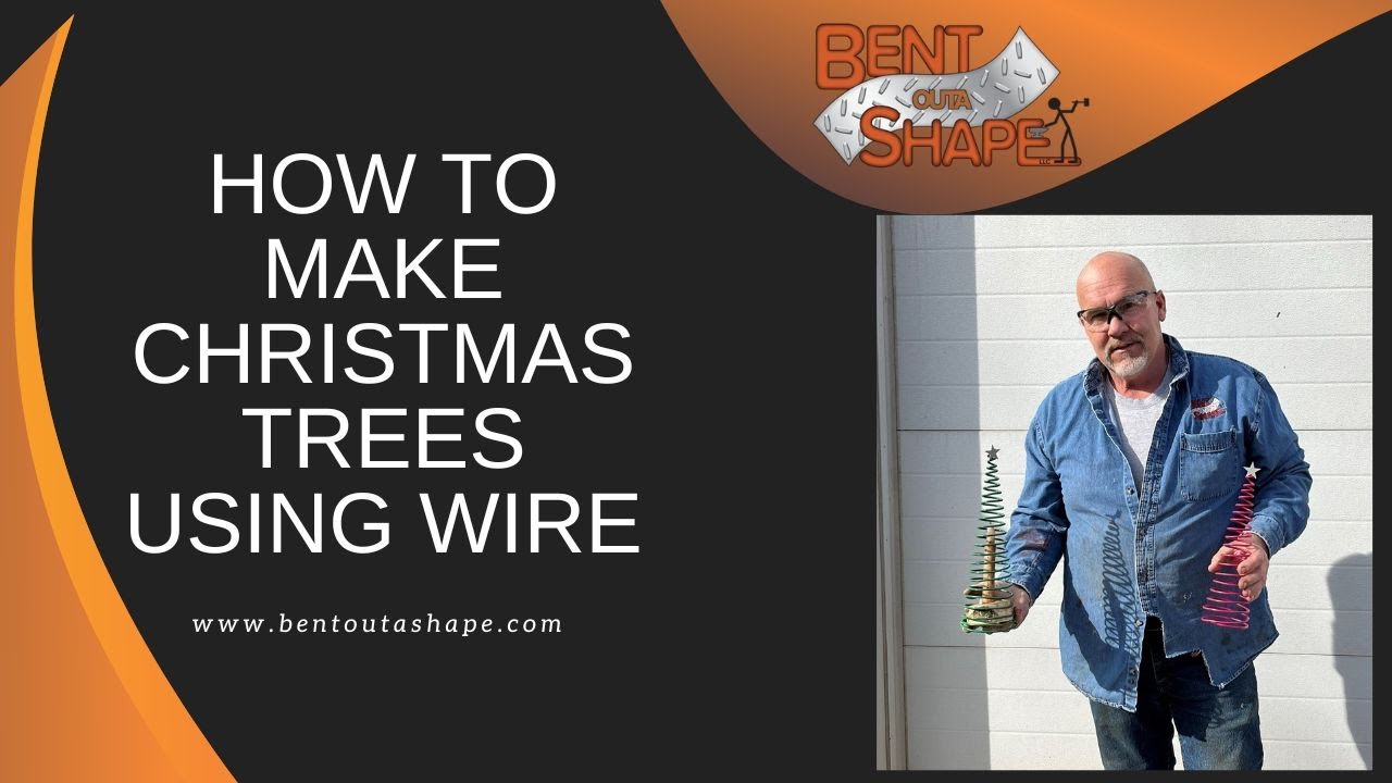 How to Make Christmas Trees Using Wire - YouTube