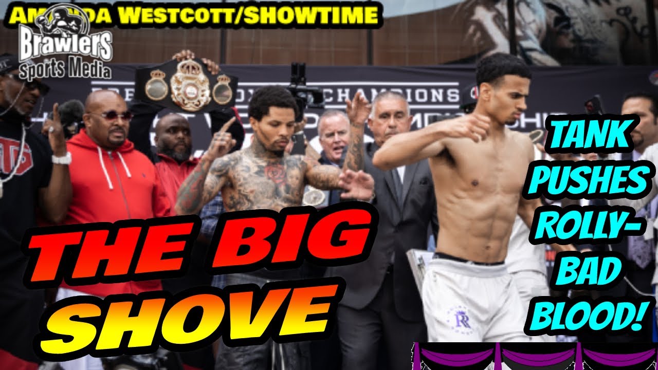 THE BIG SHOVE! TANK DAVIS PUSHES ROLLY ROMERO & RISKS FIGHT!! WHY?? (Hmmm.) - YouTube