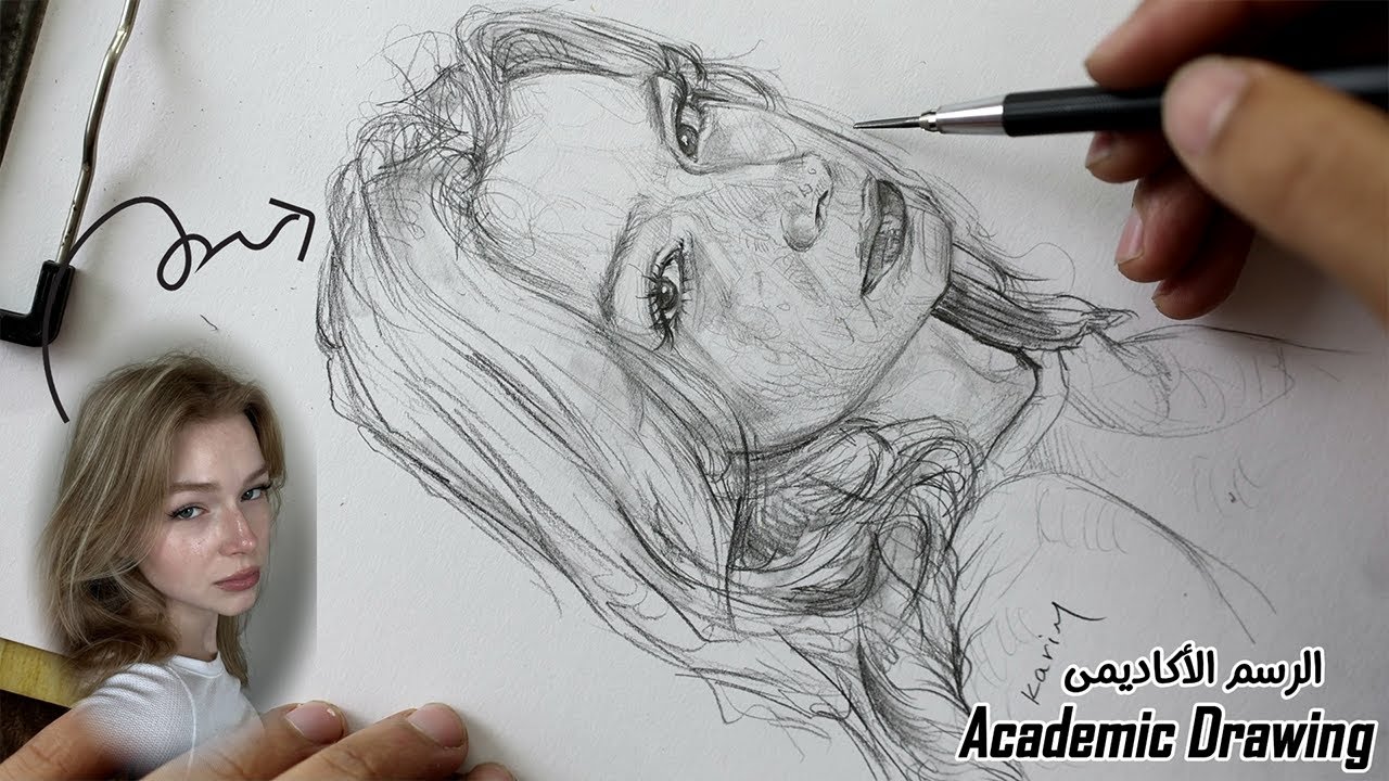 Draw Faces Like a Pro Using This Classic Academic Technique! - YouTube