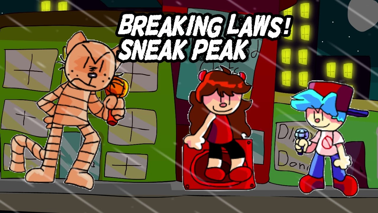 Breaking Laws! Sneak Peak for the "Dog Man | FNF MOD V2" successfully ...