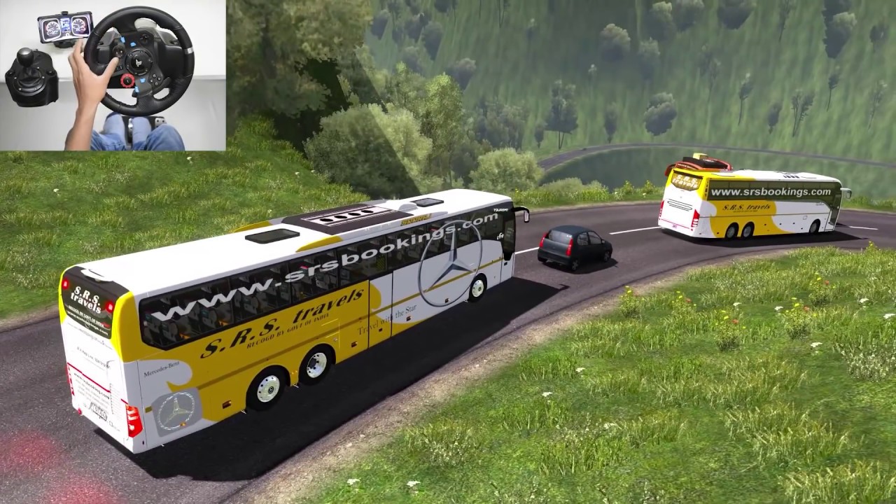 SRS volvo Bus crash to lorry | Volvo bus Accident | Euro truck ...