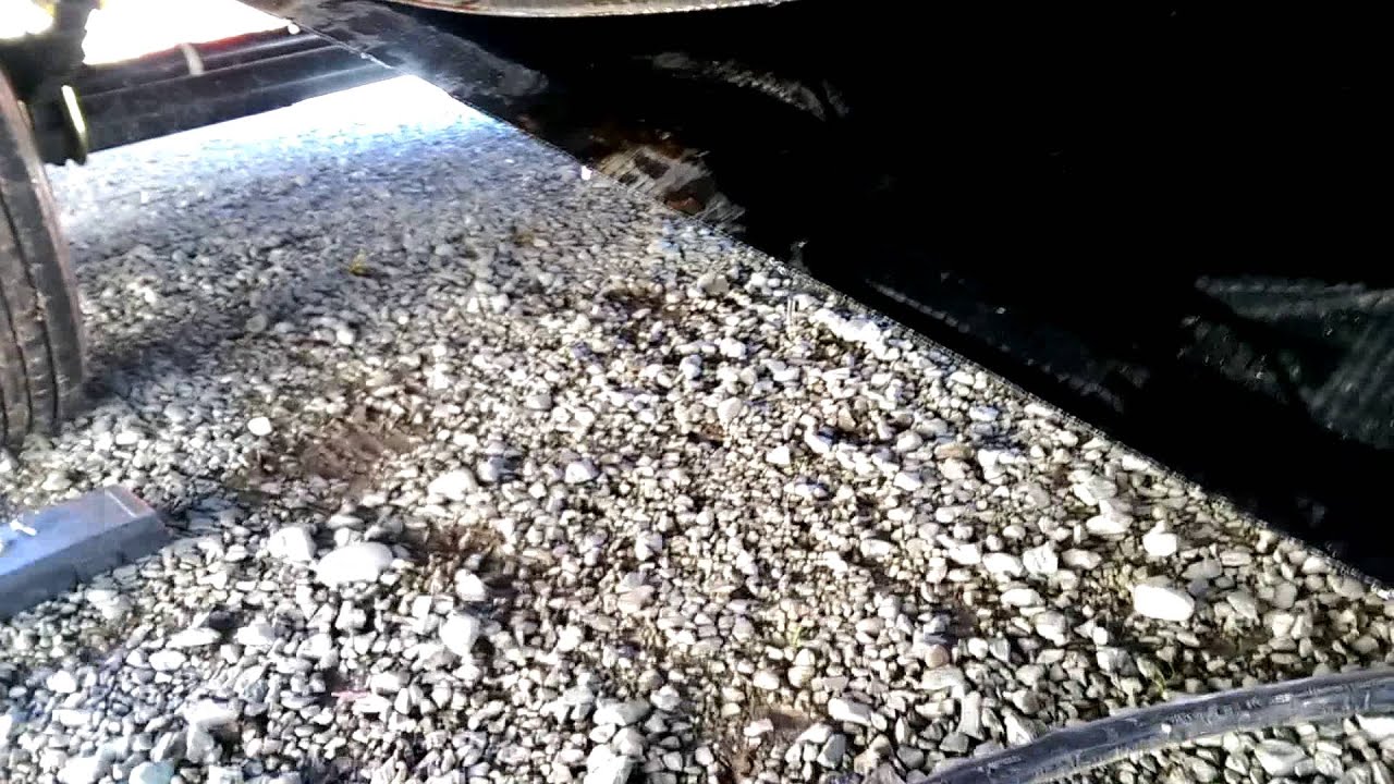 water in rear underbelly - 5th wheel - YouTube