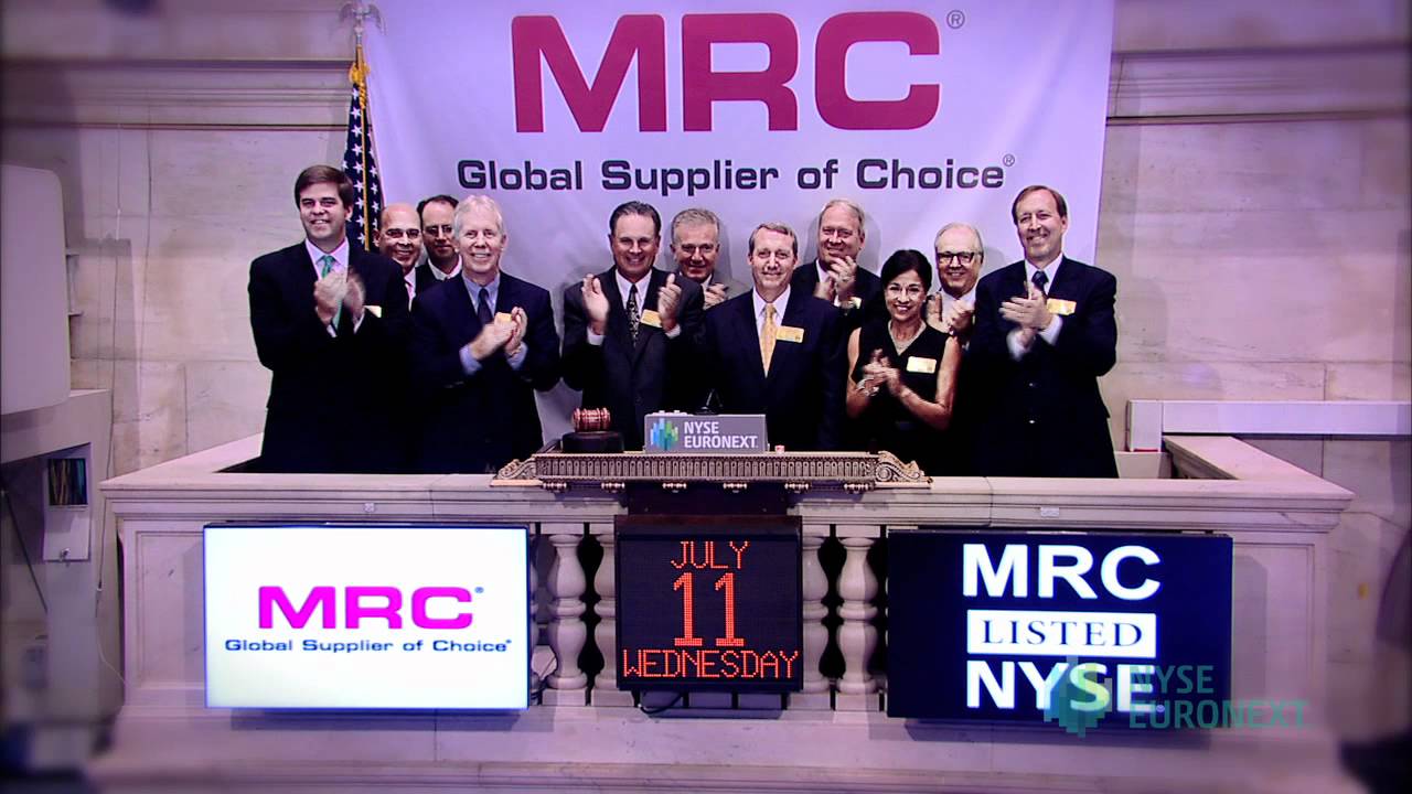 MRC Global Inc. Celebrates IPO on the NYSE rings the NYSE Opening Bell ...