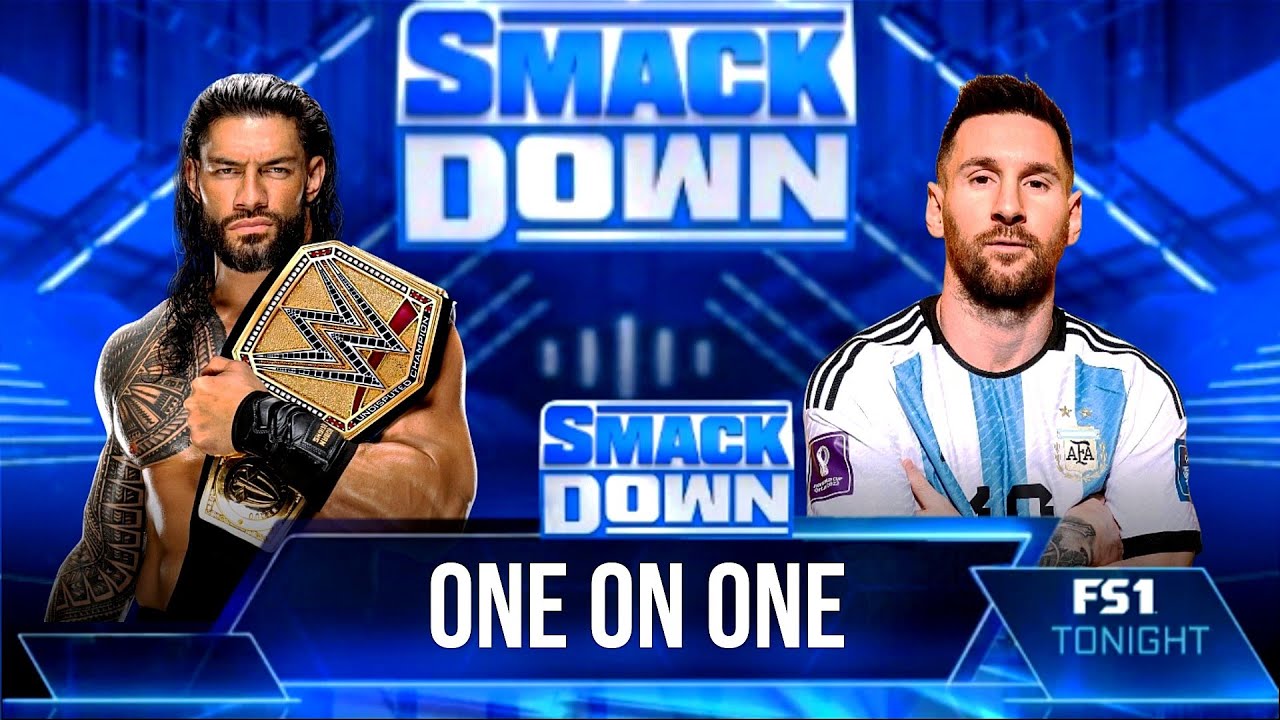 Full Match - Roman Reigns vs Lionel Messi | Wwe Undisputed Universal ...