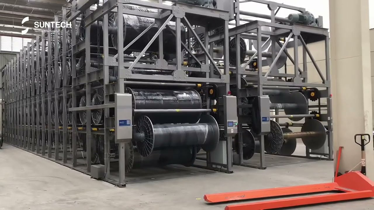 Beam Stacker, Warp Beam Storage System, Global Sales No.1 - YouTube