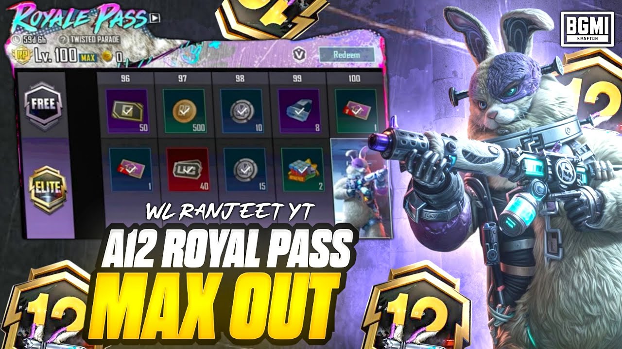 New Royal pass max out #rankpush #wlranjeetyt - YouTube