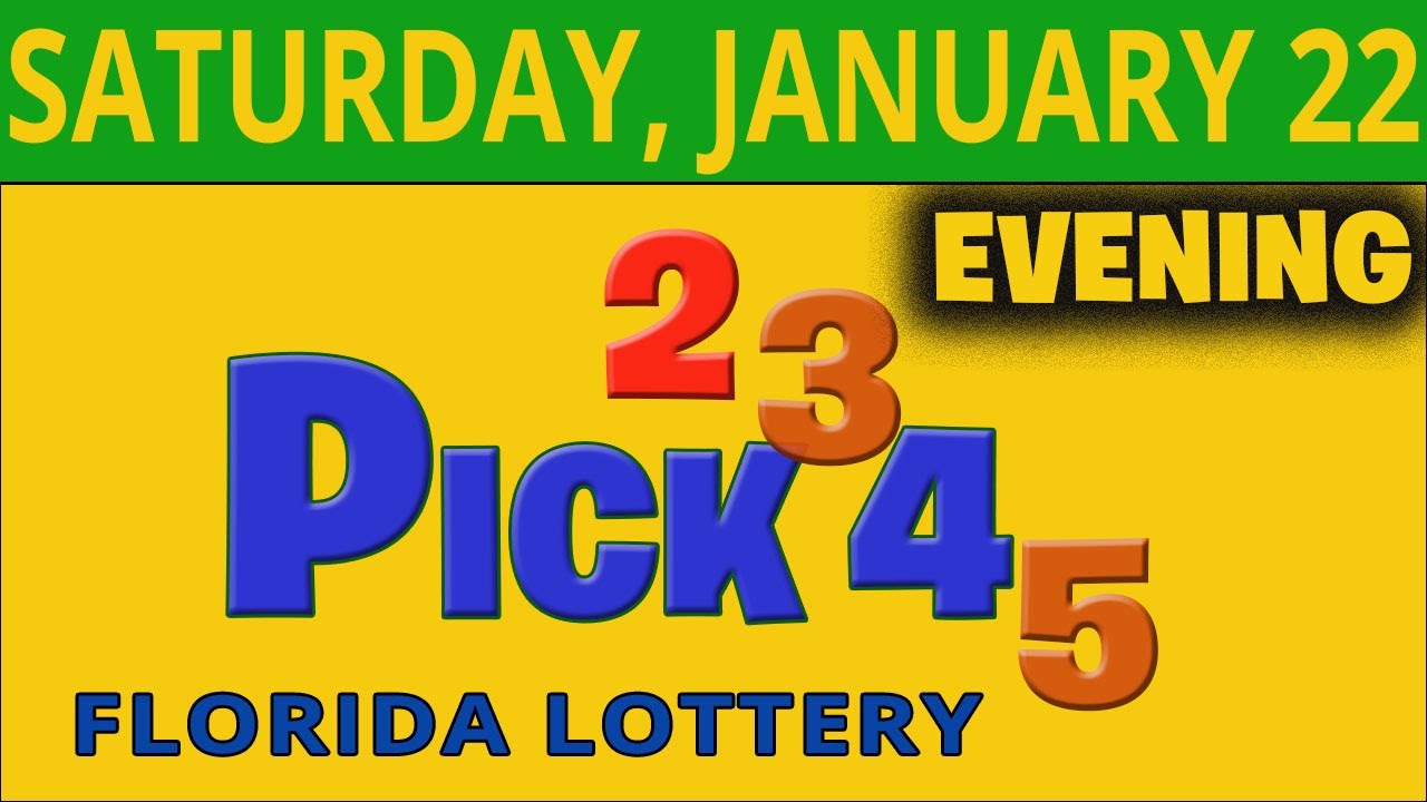 PICK EVENING Florida Lottery drawing for January 22, 2022. - YouTube