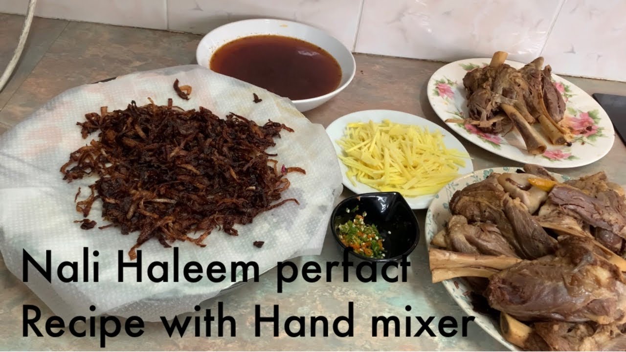 # How to make tasty beef Nali Haleem || For Ramzan and Eid Guests ...