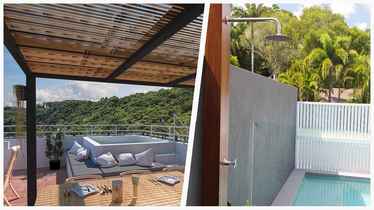 75 Modern Outdoor Shower Deck Design Ideas You'll Love ⭐ - YouTube