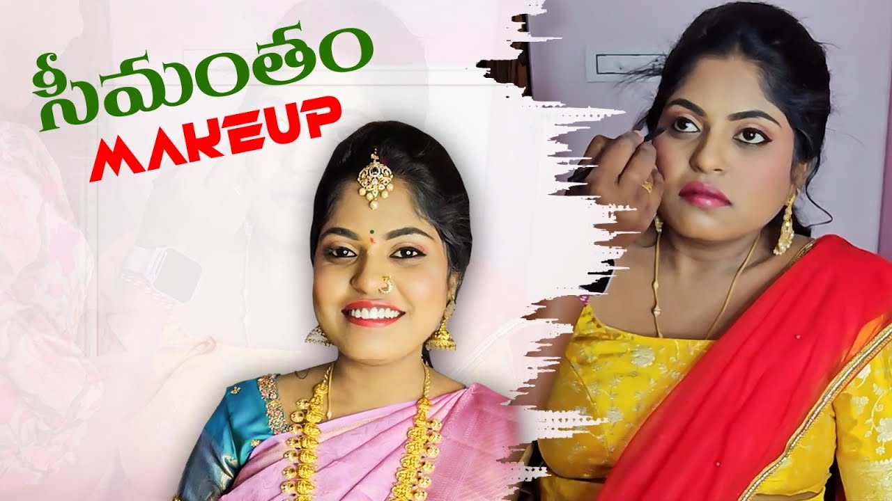 Seemantham Makeup|| Endhuza Makeovers|| Makeup Tutorials - YouTube