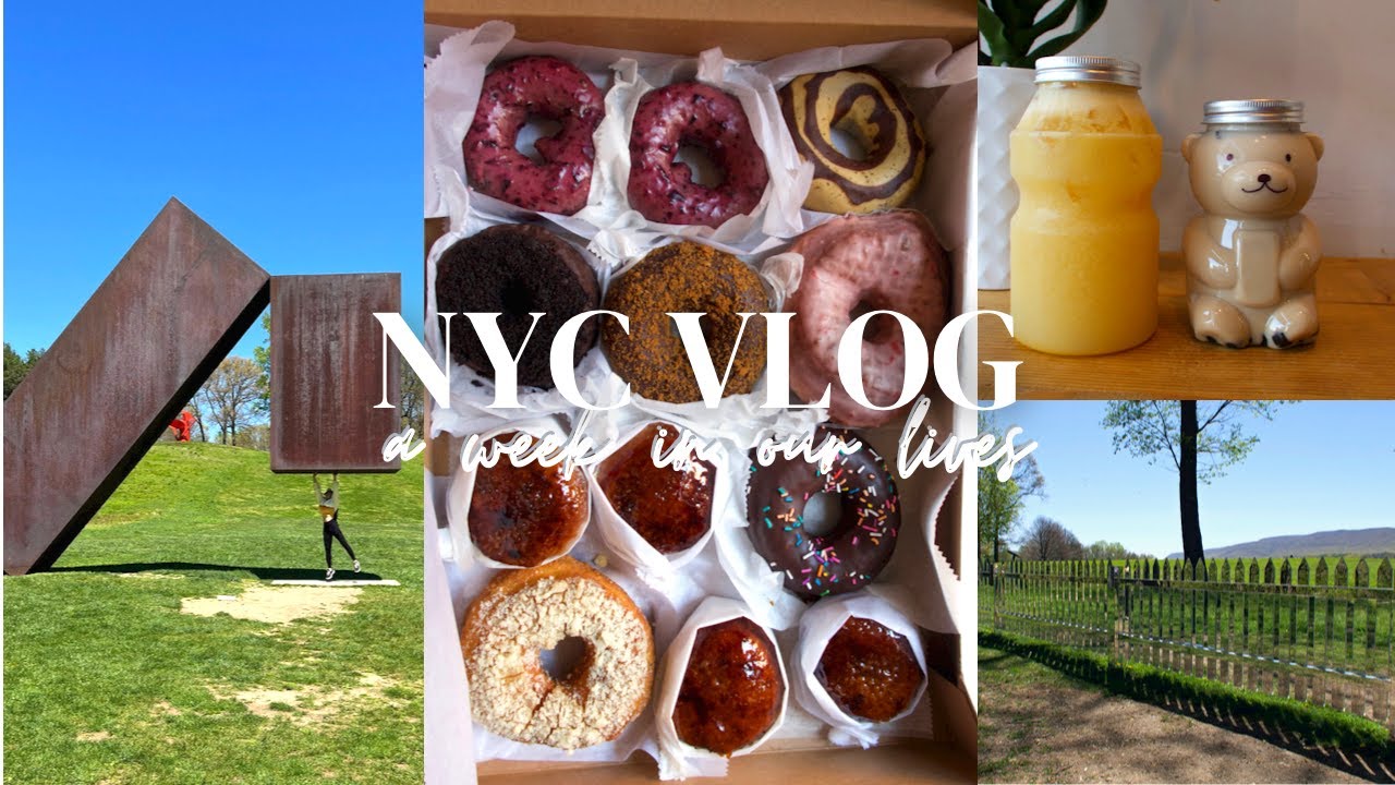 NYC Summer Vlog | Huge outdoor art center near NYC | Best donuts in NYC ...