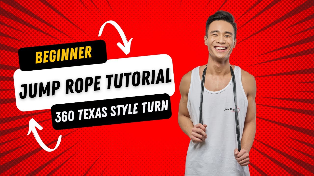 JUMP ROPE Beginner Program - 360 Texas Style Turn // @JumpRopeCanada.ca ...
