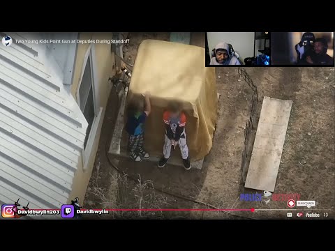 Two Young Kids Point Gun at Deputies During Standoff - YouTube