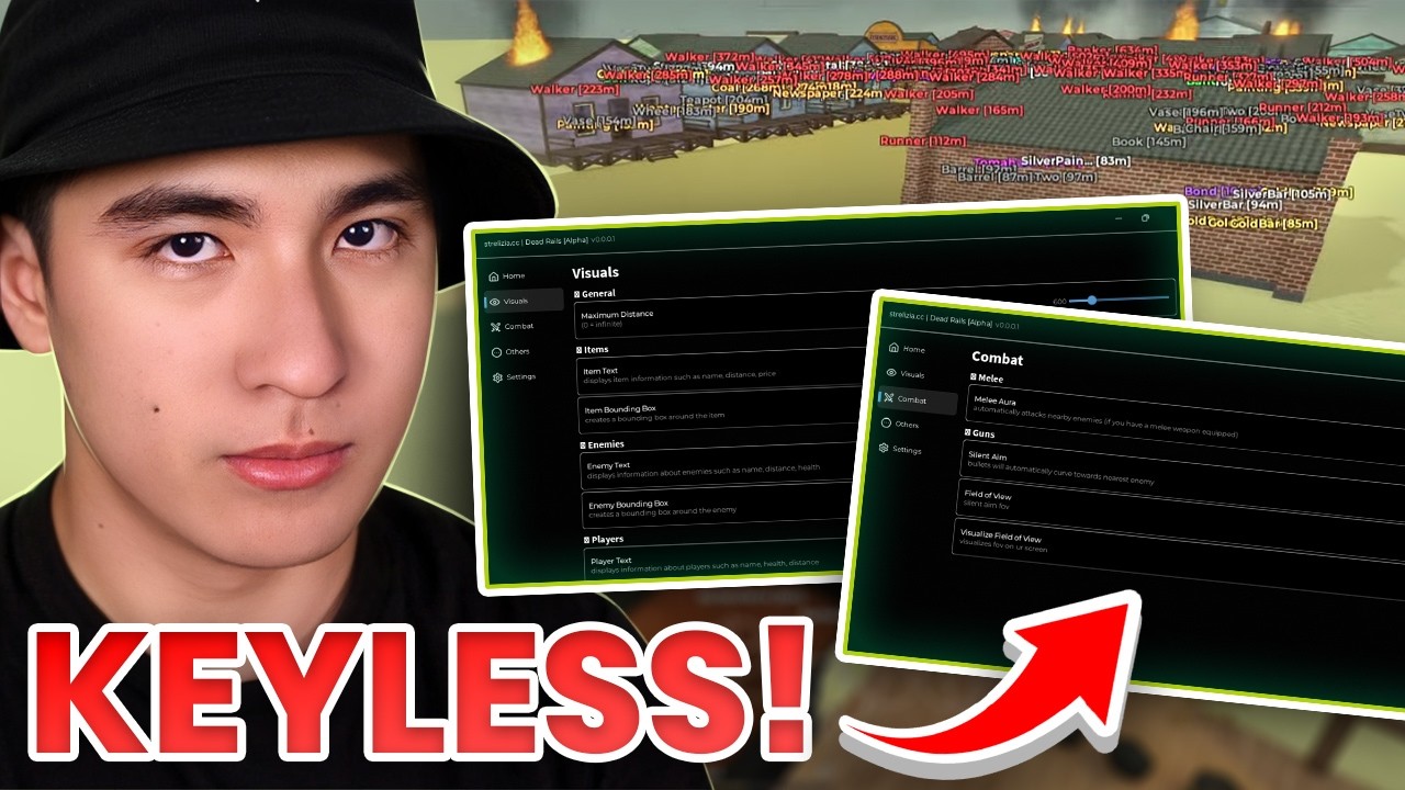 KEYLESS Dead Rails Script Auto Farm, Silent Aimbot & 100% Win Automated ...