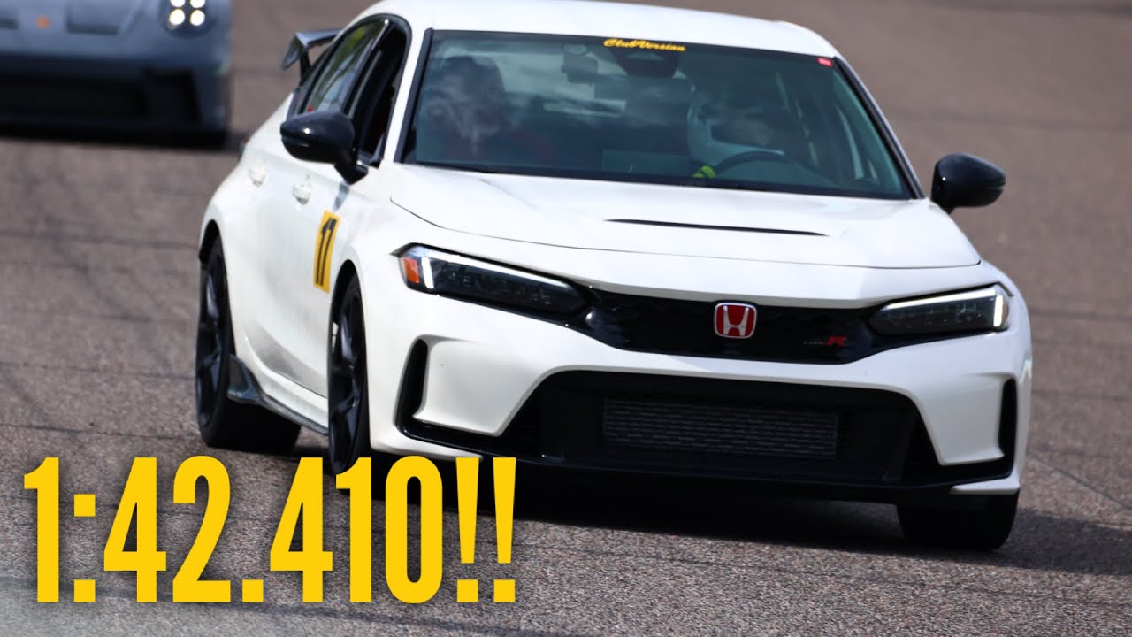 New PB!! Homestead Miami Speedway | Club-Version FL5 Civic Type R - YouTube