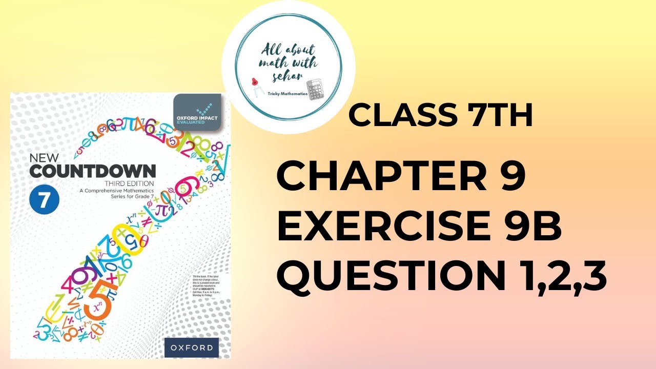New Countdown Third Edition Class 7th Chapter 9 Exercise 9b Question 1
