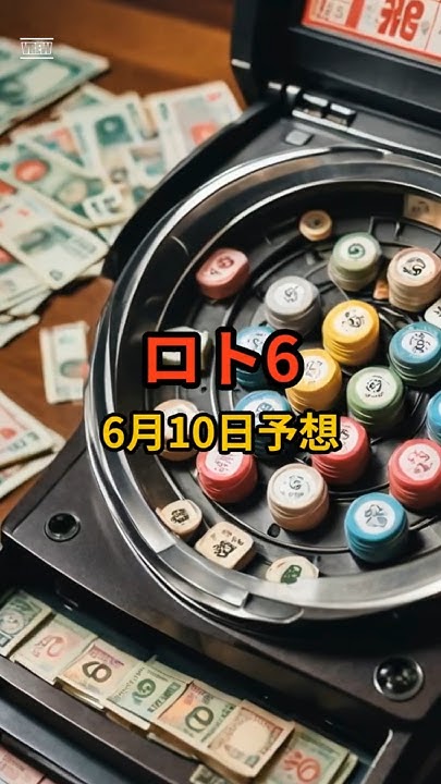 【ロト6予想】6/10（月）抽選分！#shorts #ロト6 #ロト6予想 #宝くじ #ロト #数字選び #Loto6 #当たれ #高額当選 - YouTube