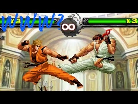 Ryo vs Ryu | King of Fighters WING EX v1.02 - YouTube