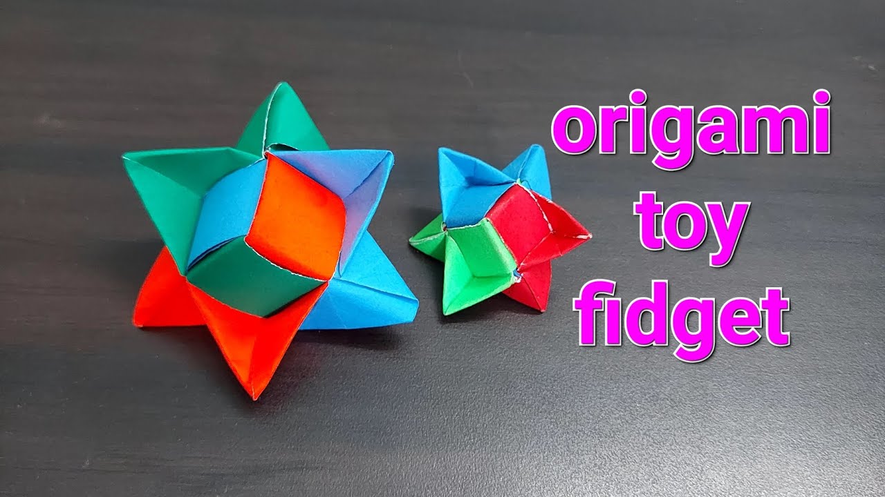 how to make easy origami toy/fidget - YouTube