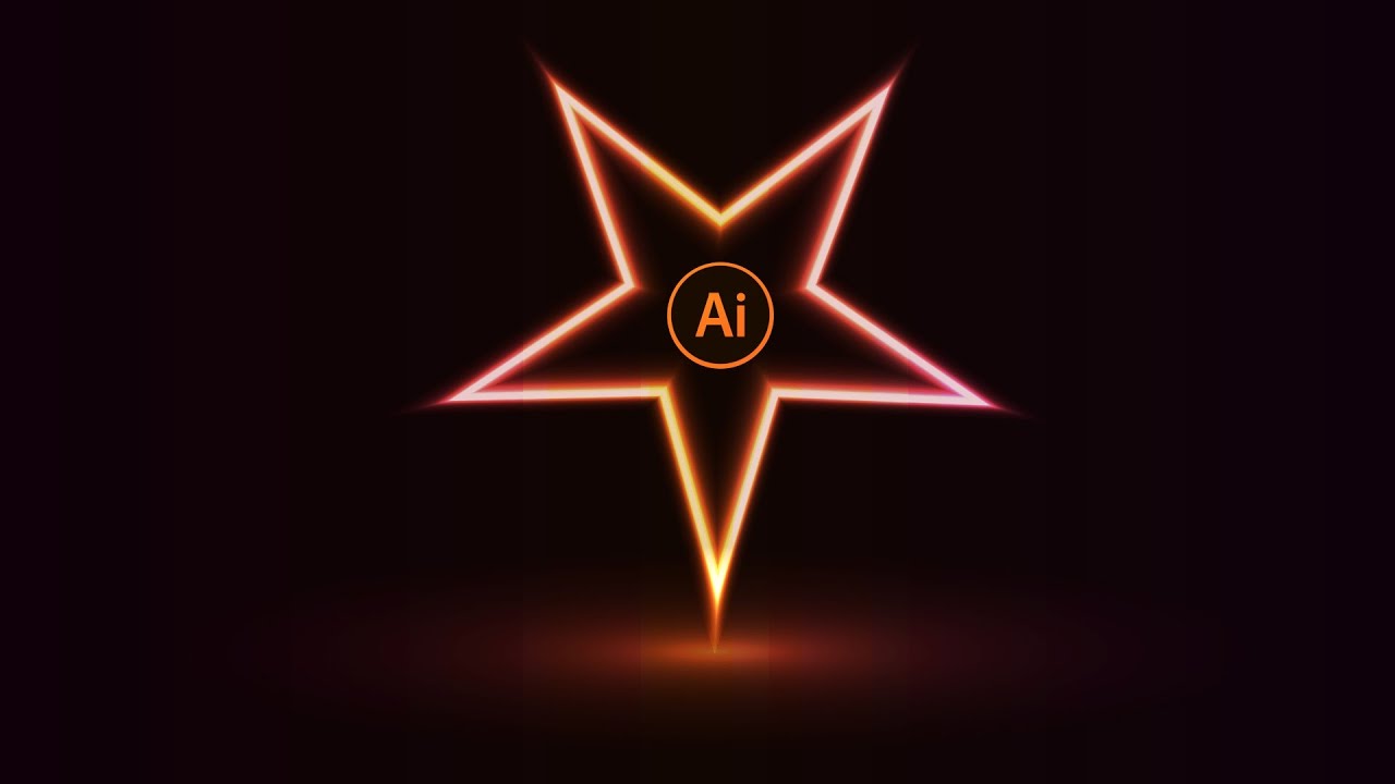 Learn How to Create Realistic Neon Light Effect in Illustrator EPS. 1 ...
