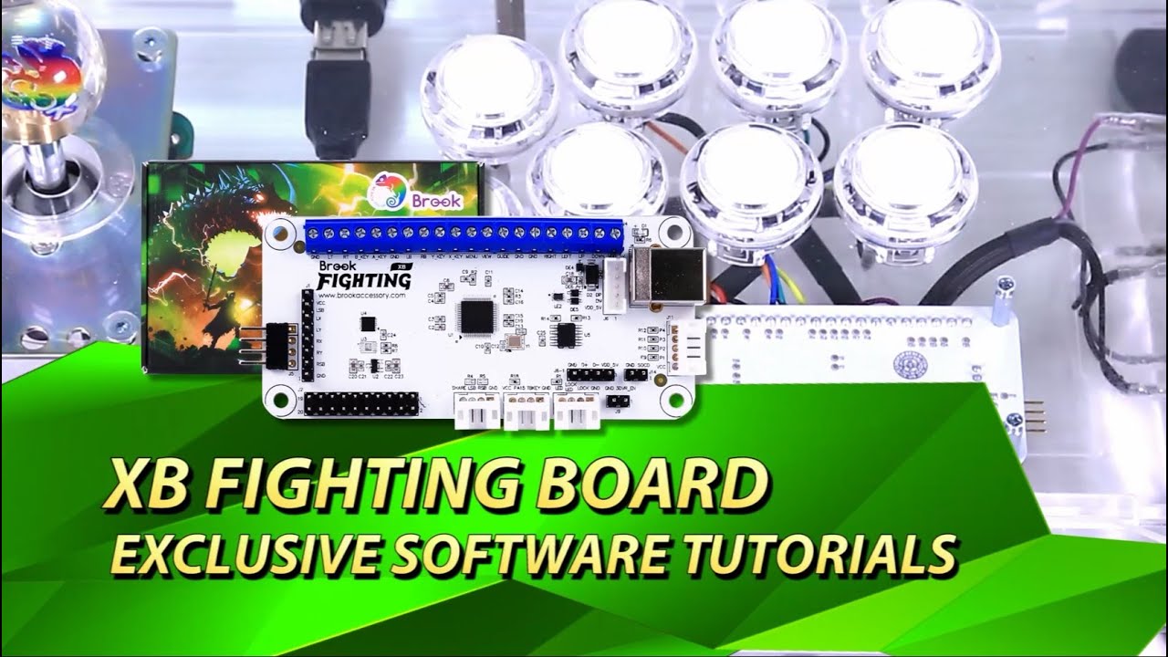 【XB FIGHTING BOARD】Tutorial of Brook ACT software - Brook Arcade Config ...