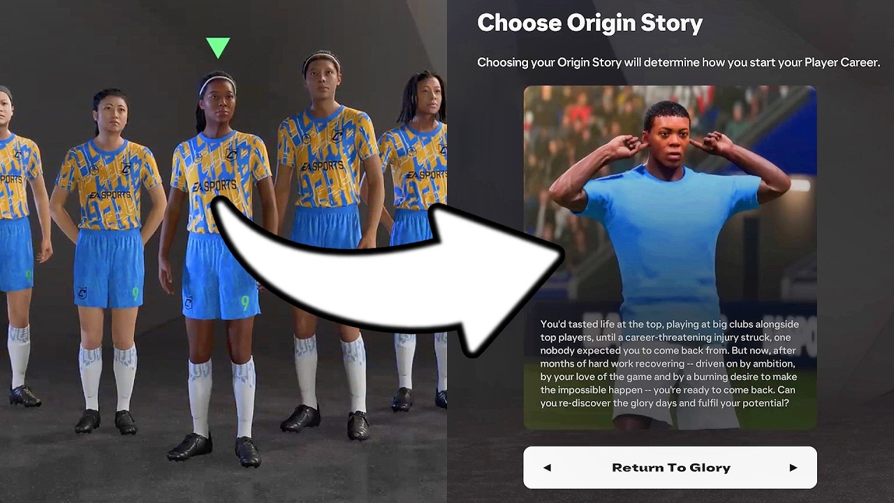 You Need To See FC 25 Player Career Mode! (Full Gameplay) - YouTube