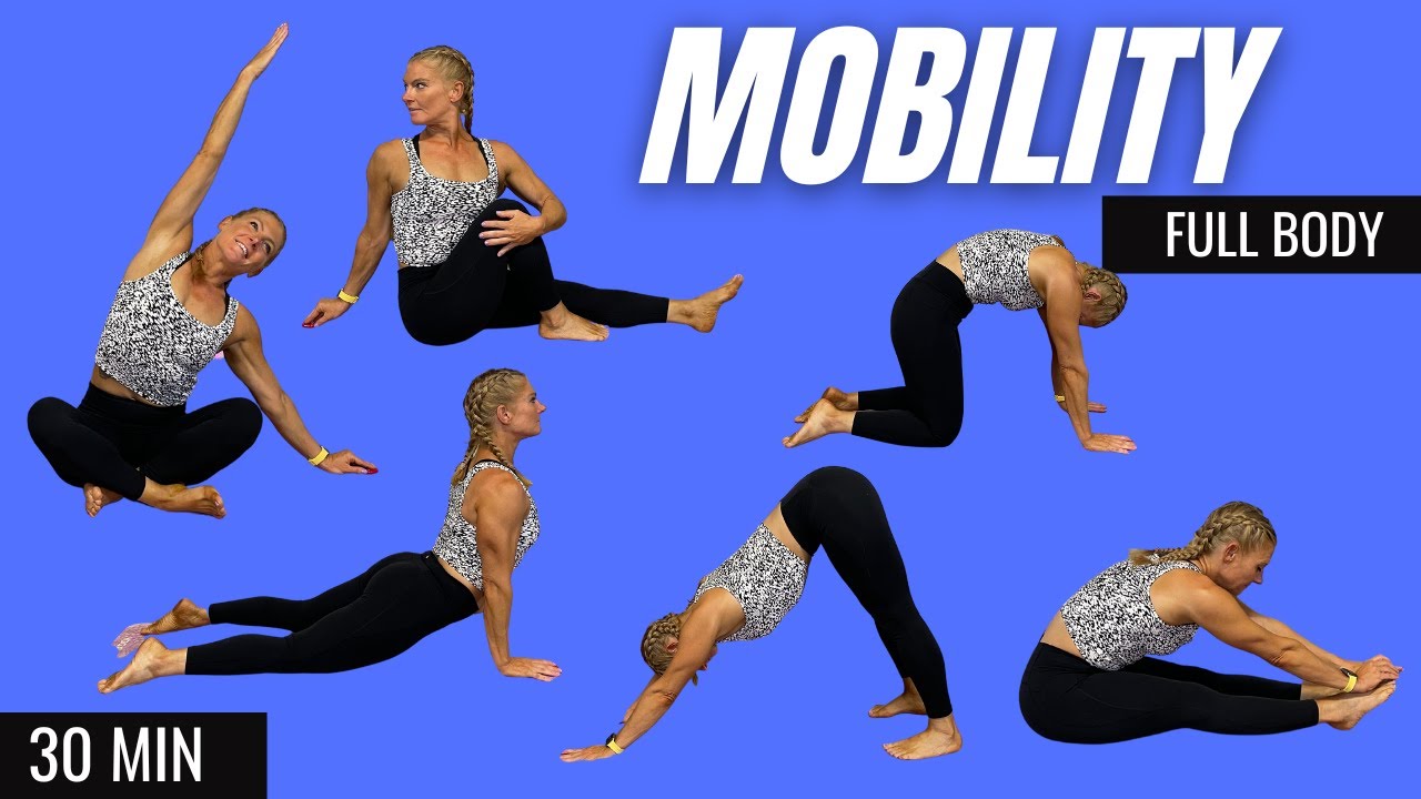 Improve Your Flexibility At Home // 30 Min Mobility and flexibility low ...