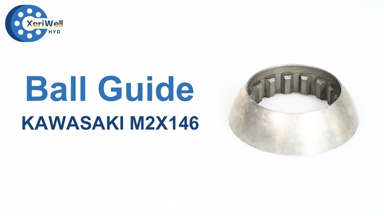 KAWASAKI M2X 146 Hydraulic Swing Motor Spare Parts Ball Guide - YouTube