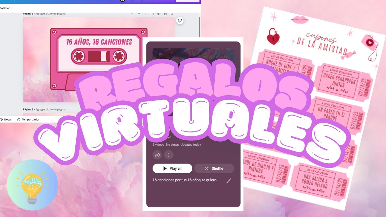 Ideas creativas para REGALOS VIRTUALES - YouTube