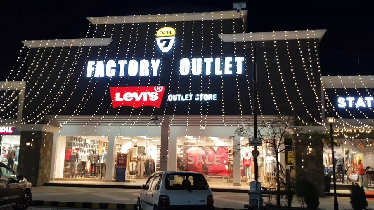 Factory outlet stores !! Best place for shopping ! Night outing !! All ...