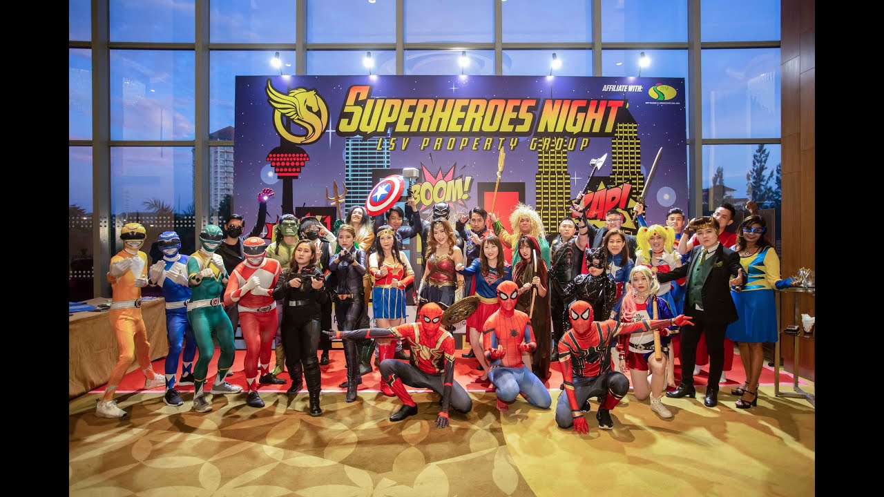LSV Property Group Annual Dinner 2020/2021 - Superheroes Night - YouTube