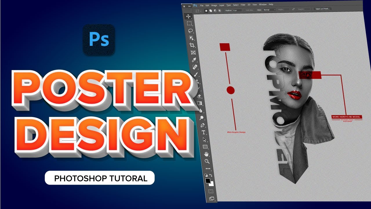 "Photoshop 2025: Poster Design Tutorial for Beginners | Create a Modern ...