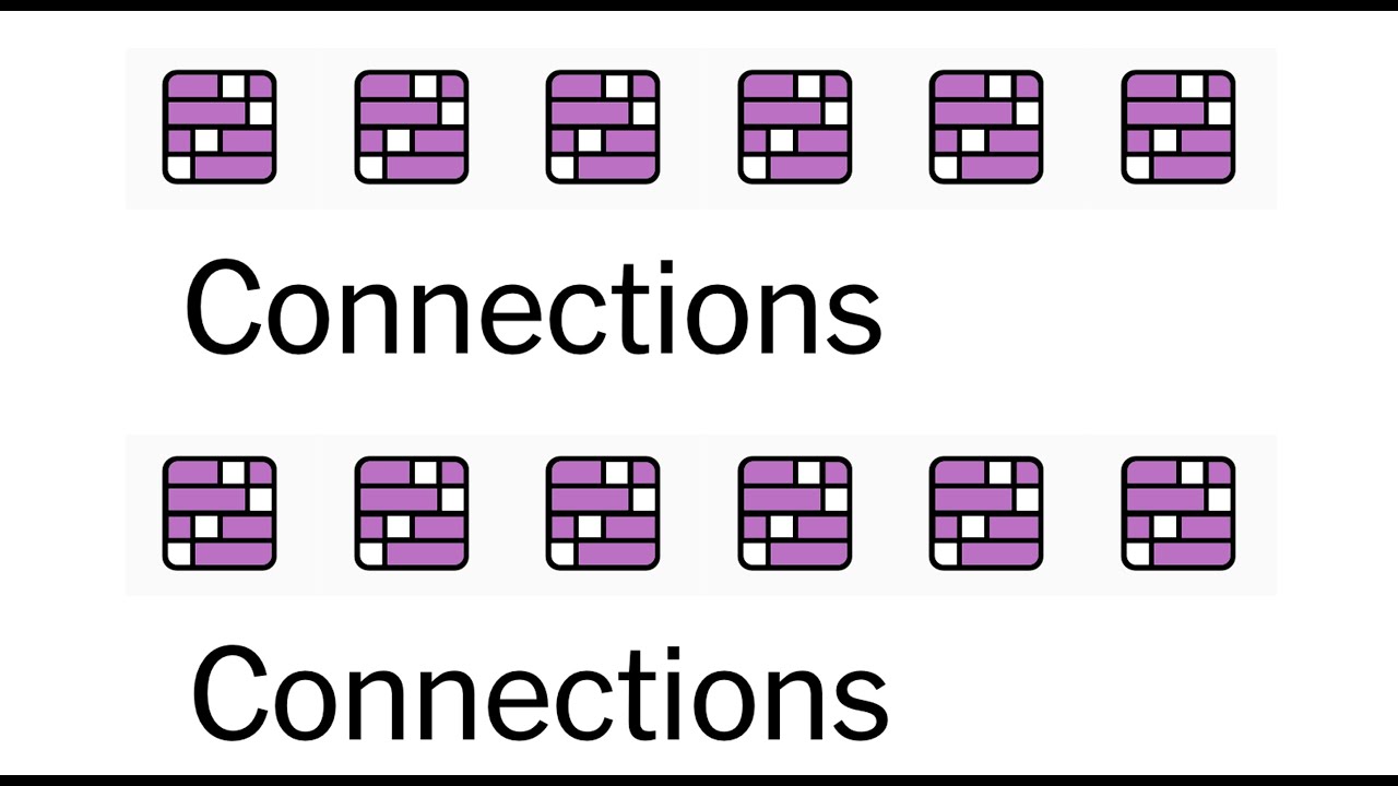 NYT Connections Solved - YouTube