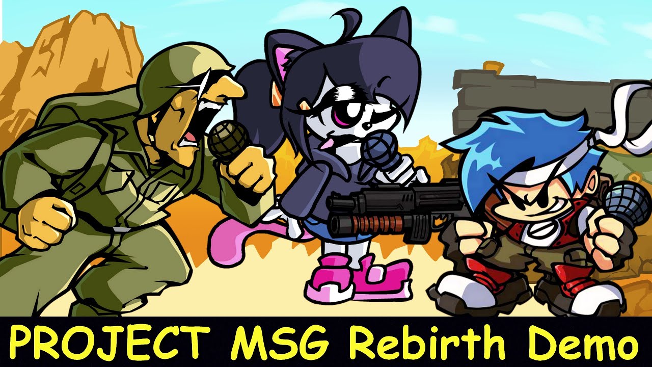 Friday Night Funkin': PROJECT MSG Rebirth Demo Full Week [FNF Mod/HARD ...