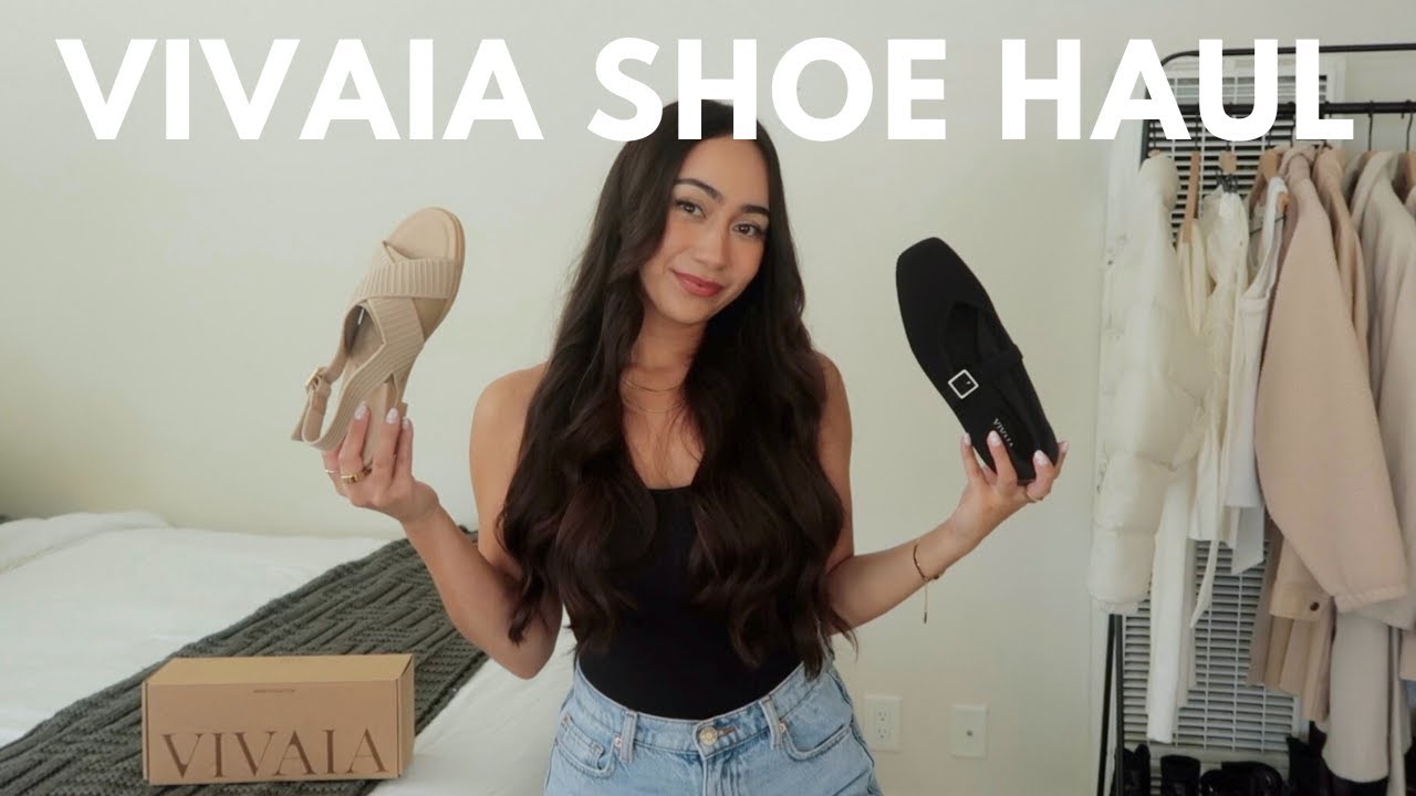 SUMMER SHOE UNBOXING & REVIEW l VIVAIA - YouTube